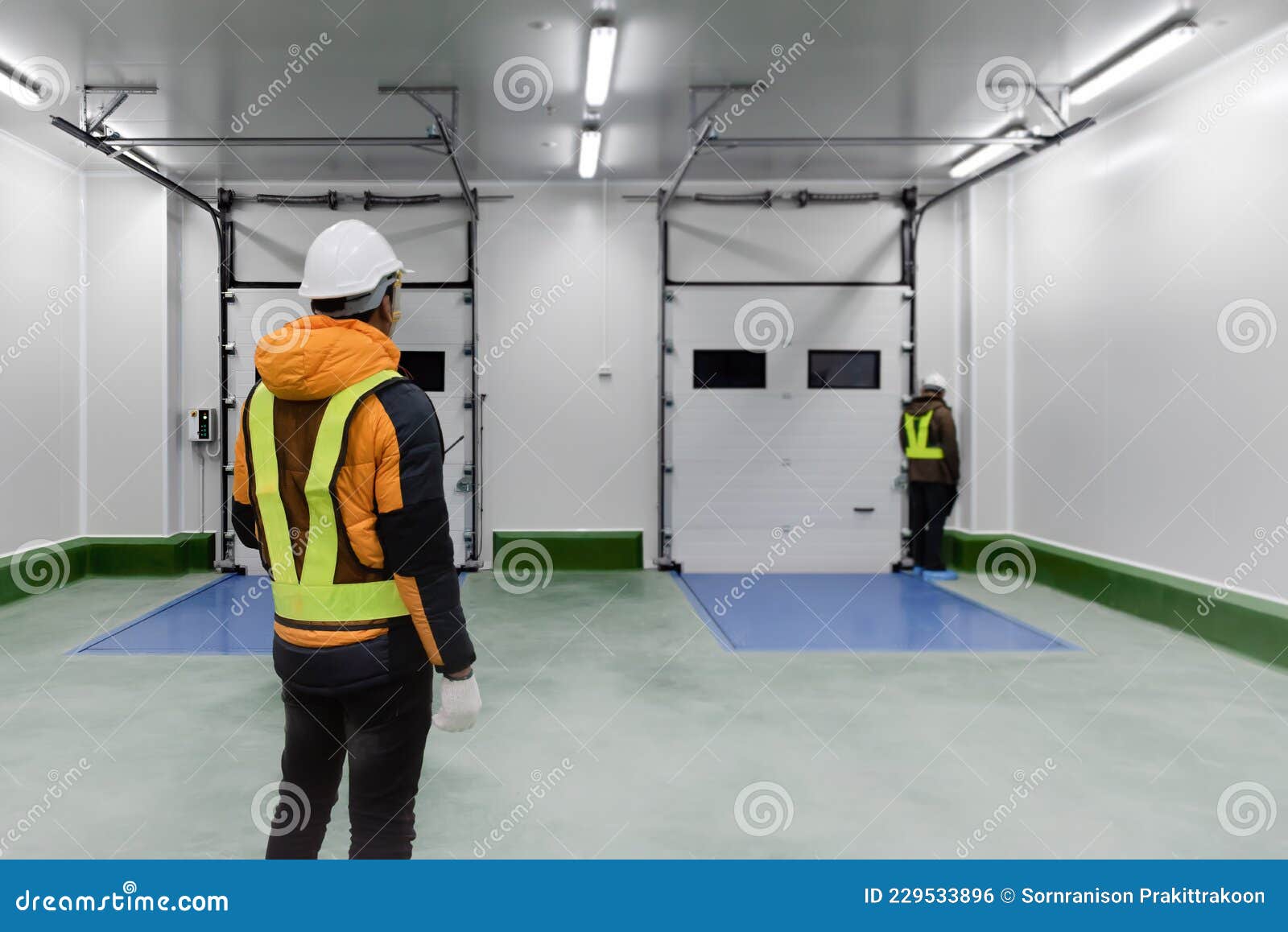 Engineering Service, Technician Service Loading Room for Goods Stock ...