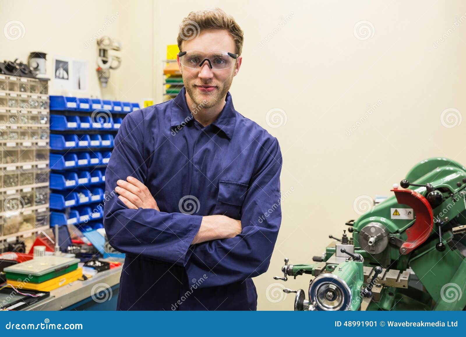 Engineering Student Smiling at Camera Stock Image - Image of student ...