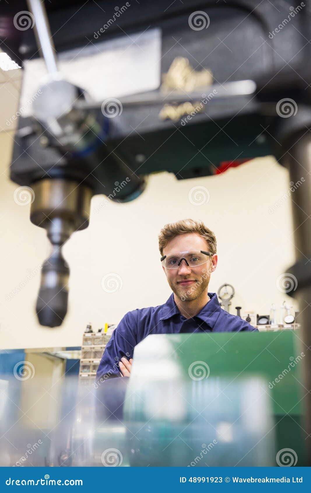 Engineering Student Smiling at Camera Stock Image - Image of young ...