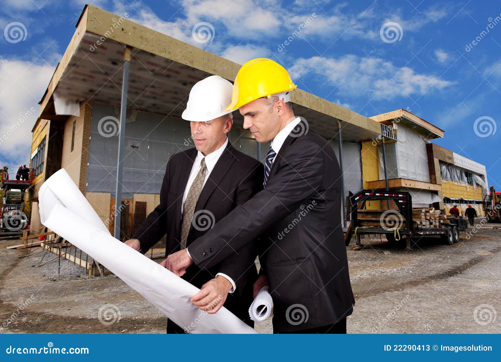 Engineering supervision stock image. Image of estate - 22290413