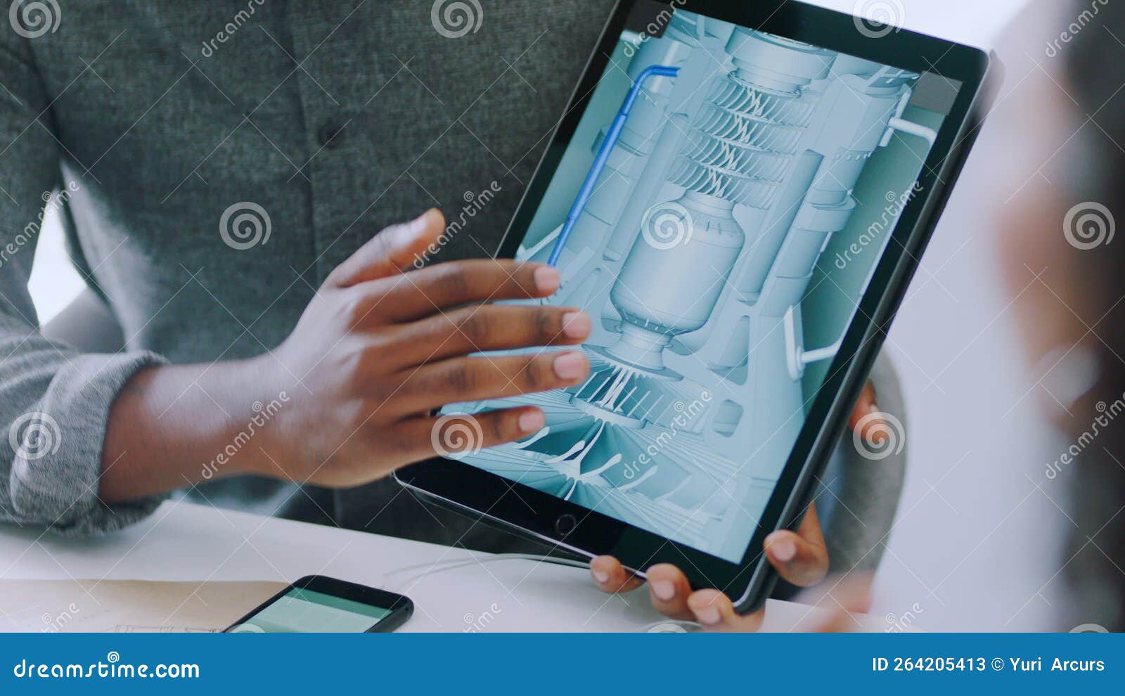 Engineering, Tablet Design and Hands of Team Work on Interactive Ui ...