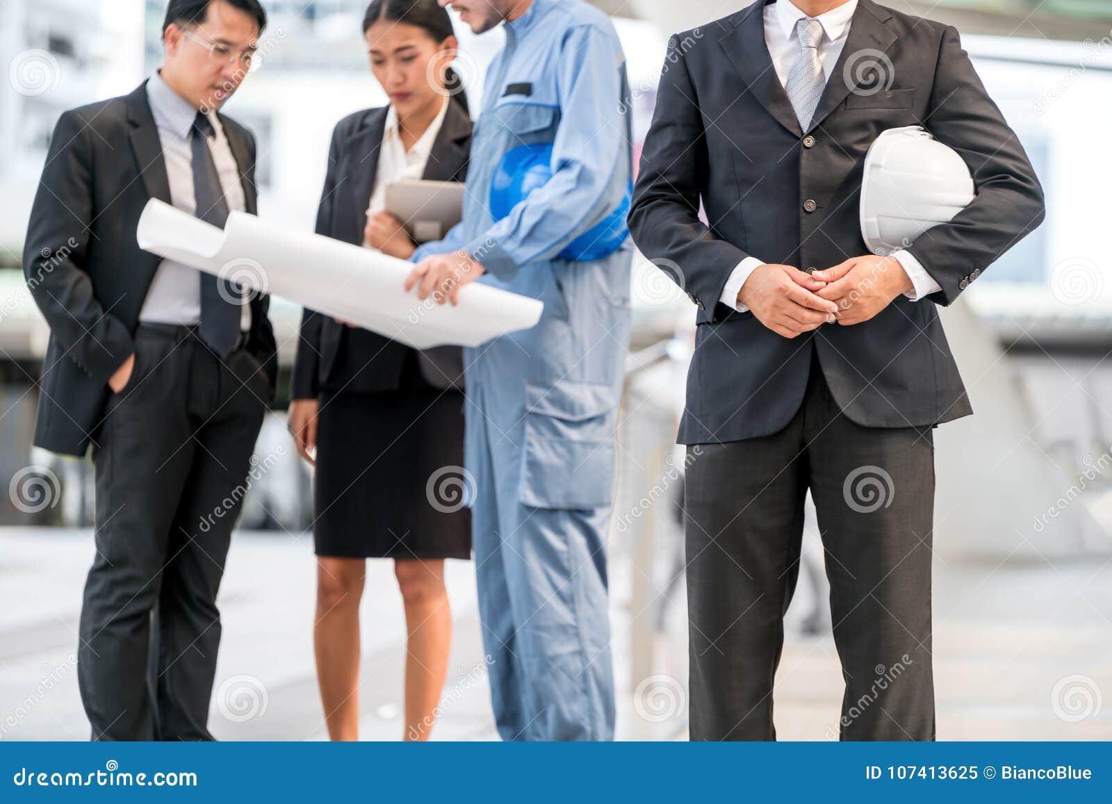 Group of Engineer and Business People Stock Image - Image of business ...