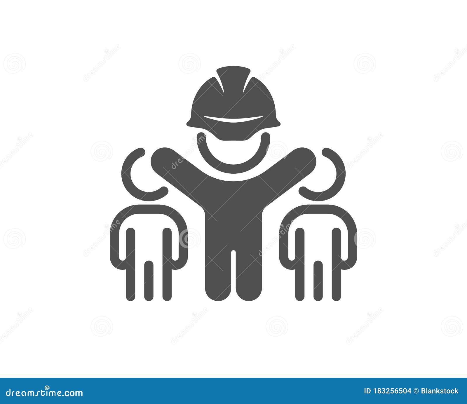 Engineering Team Icon. Engineer or Architect Group Sign. Vector Stock ...