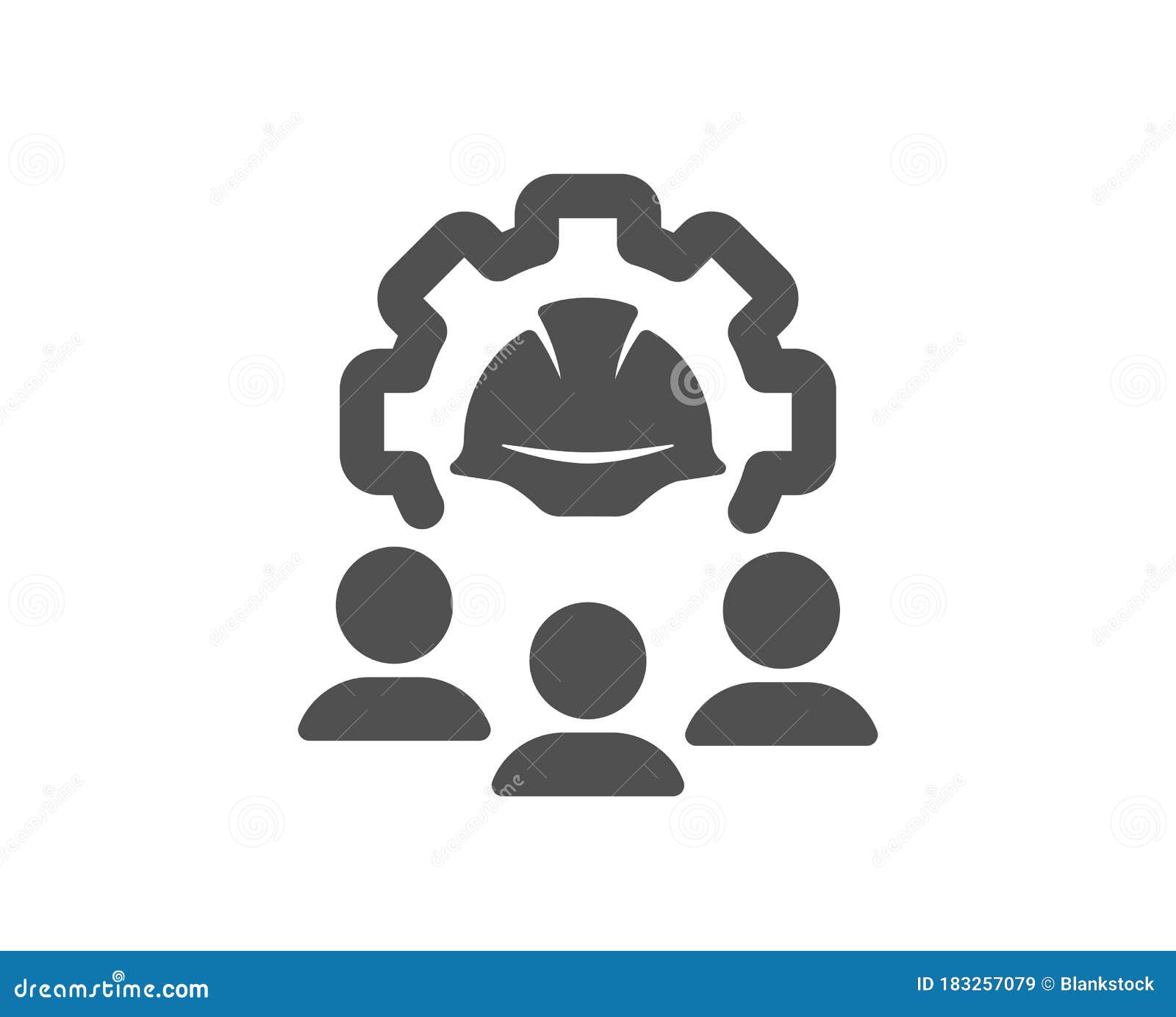 Engineering Team Icon. Engineer or Architect Group Sign. Vector Stock ...