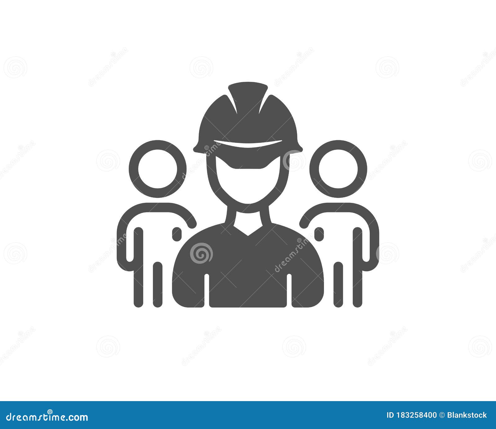 Engineering Team Icon. Engineer or Architect Group Sign. Vector Stock ...