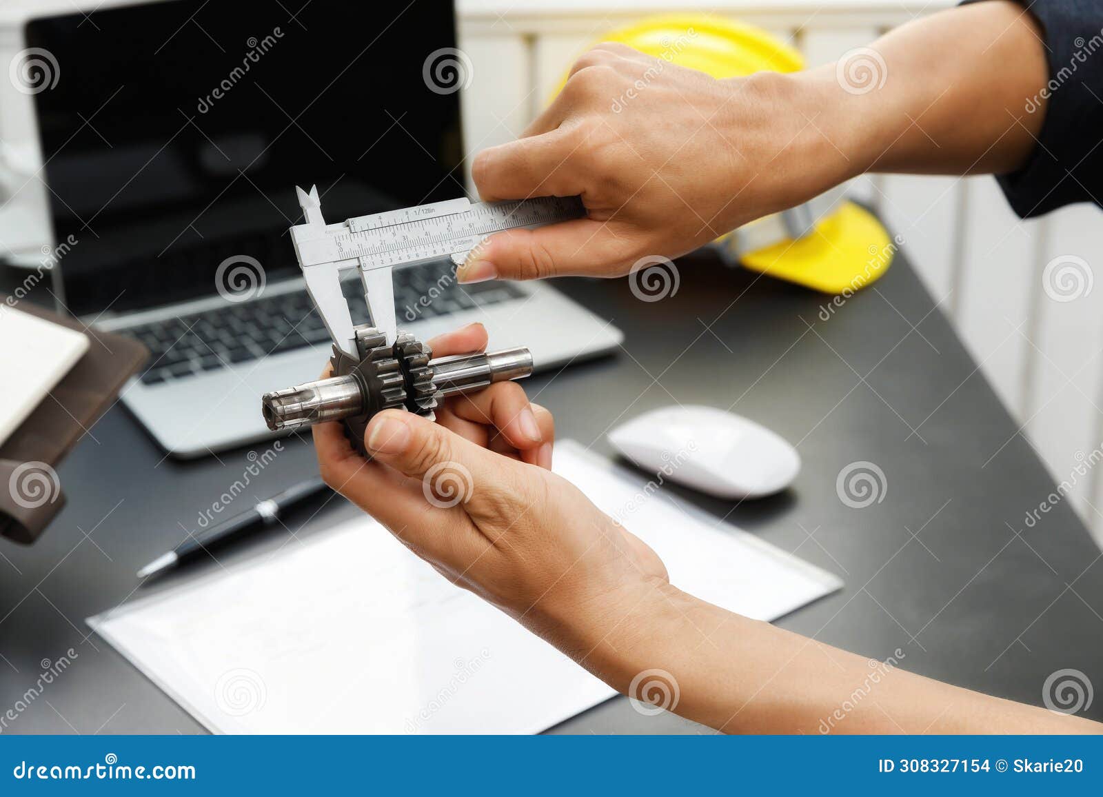 The Engineering Team is Working on Their Project Together. Man Work ...