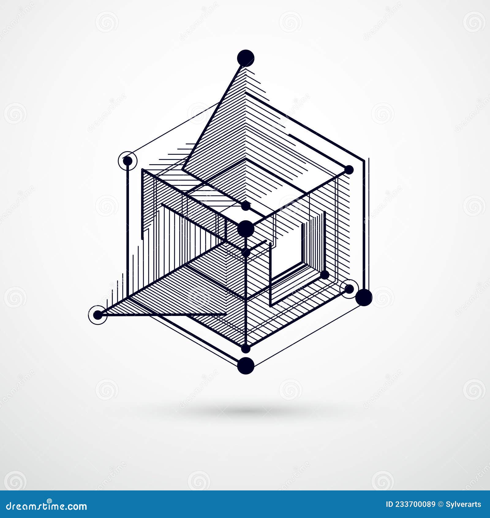 Engineering Technological Black and White Vector 3D Wallpaper Made with ...