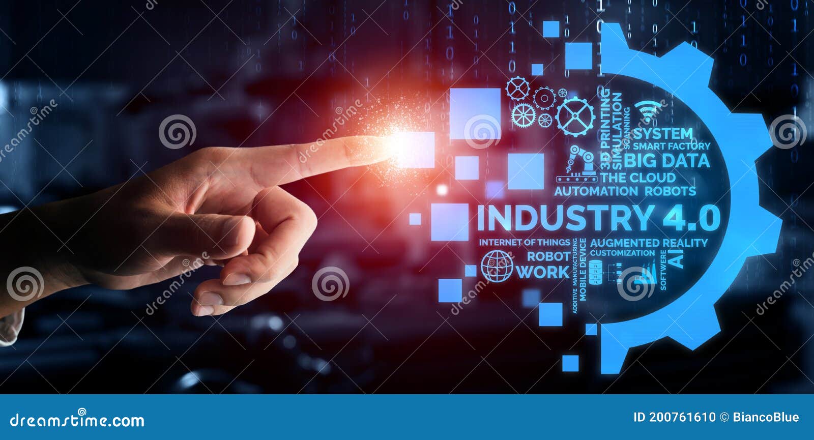 Industry 4.0 Smart Manufacturing Lean Business Innovation Technology ...