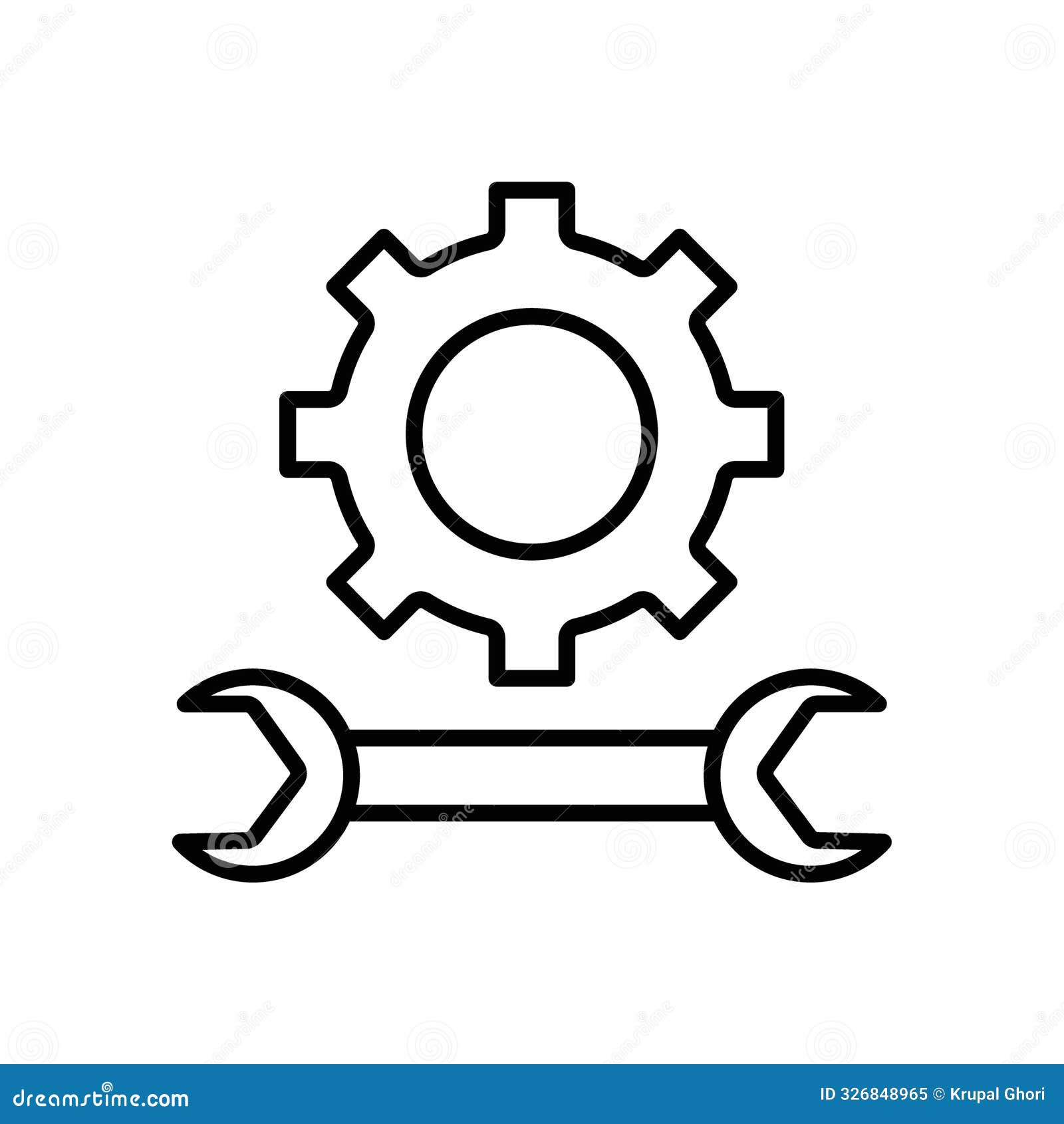 Engineering Tool Icon for Technical Equipment, Construction Projects ...