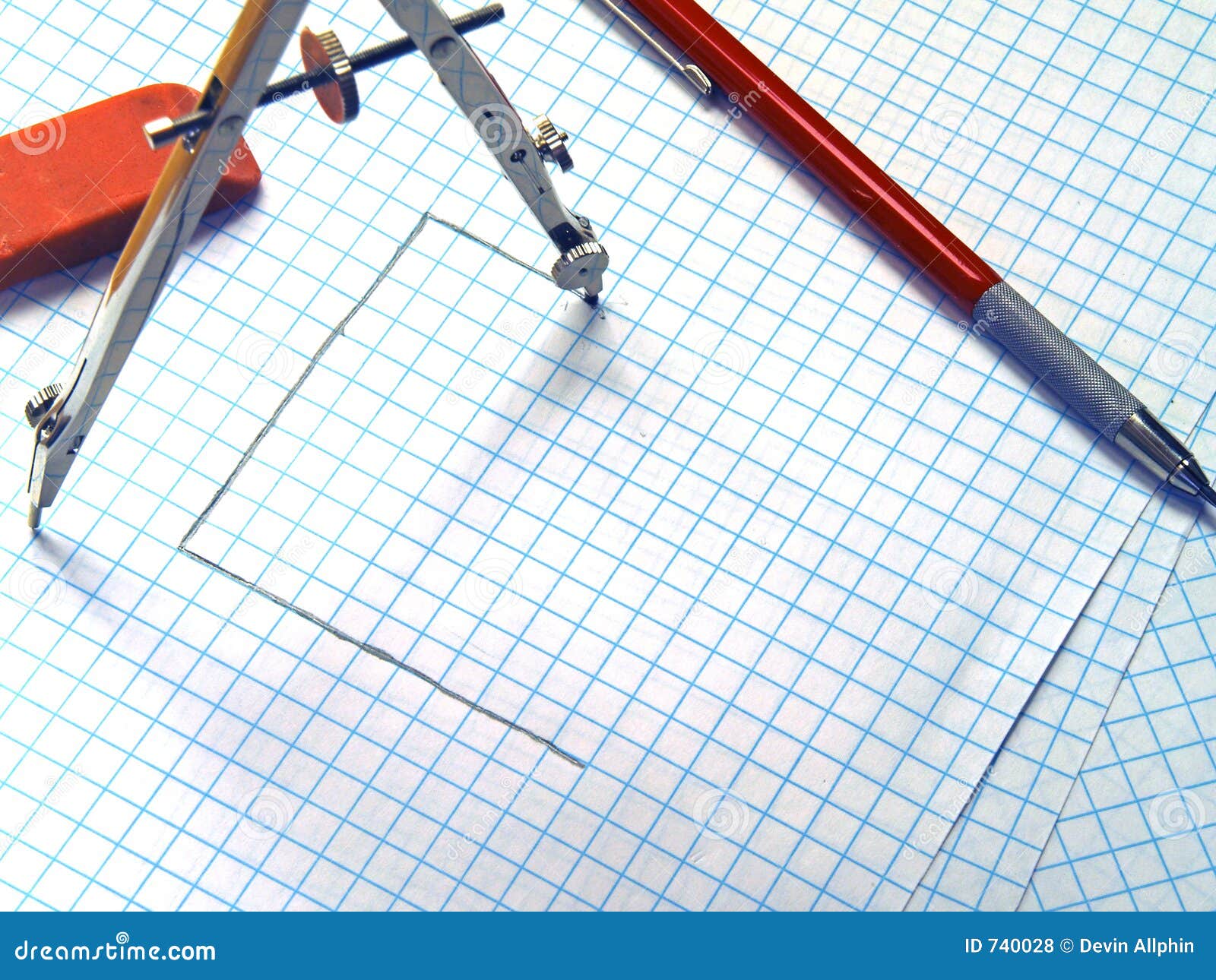 Engineering Tools stock photo. Image of circle, write, square - 740028