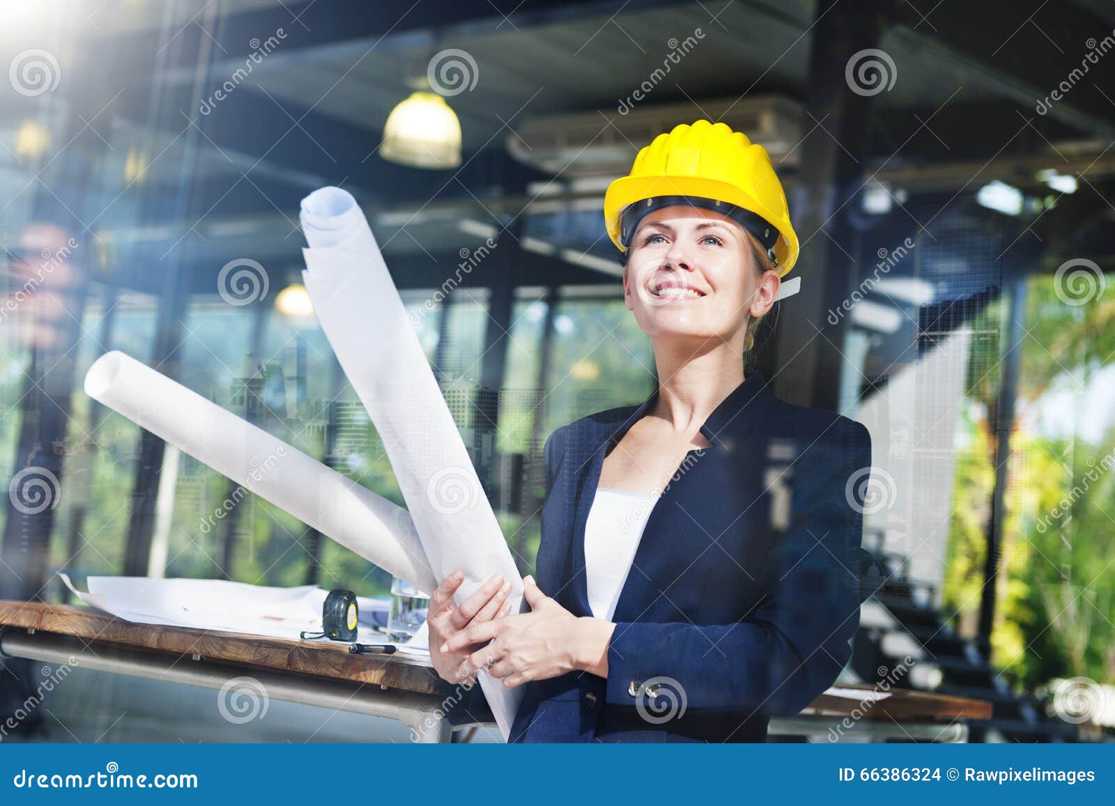 Engineering Woman Inspiration Interior Design Concept Stock Photo ...