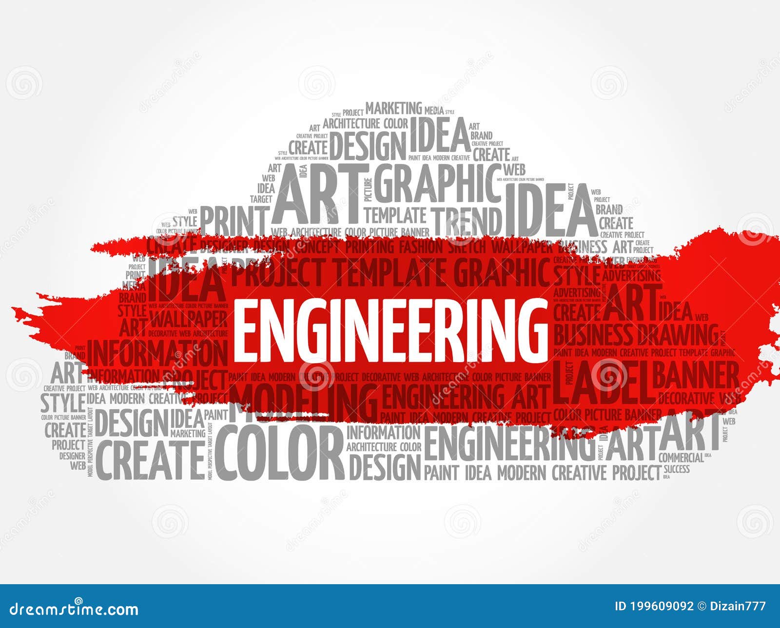 Engineering word cloud stock illustration. Illustration of architect ...