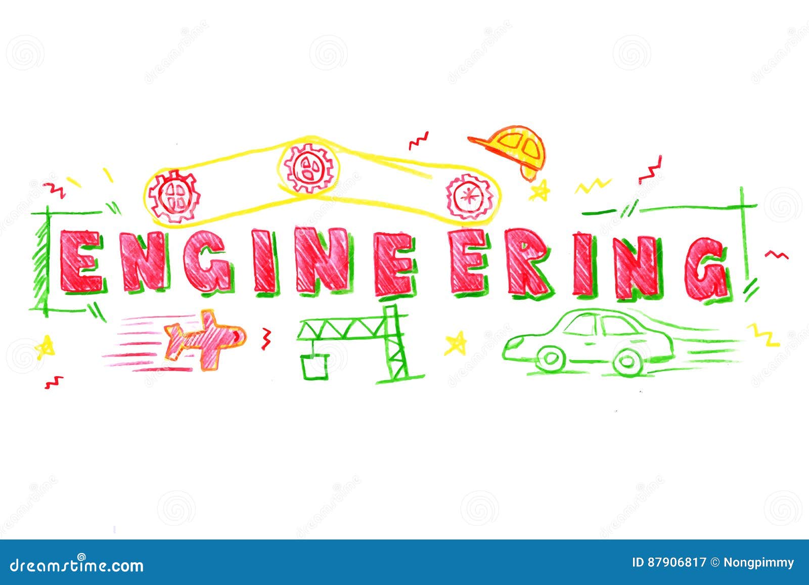 Engineering Word Illustration | CartoonDealer.com #70741068 Engineering Word Illustration | CartoonDealer.com #70741068