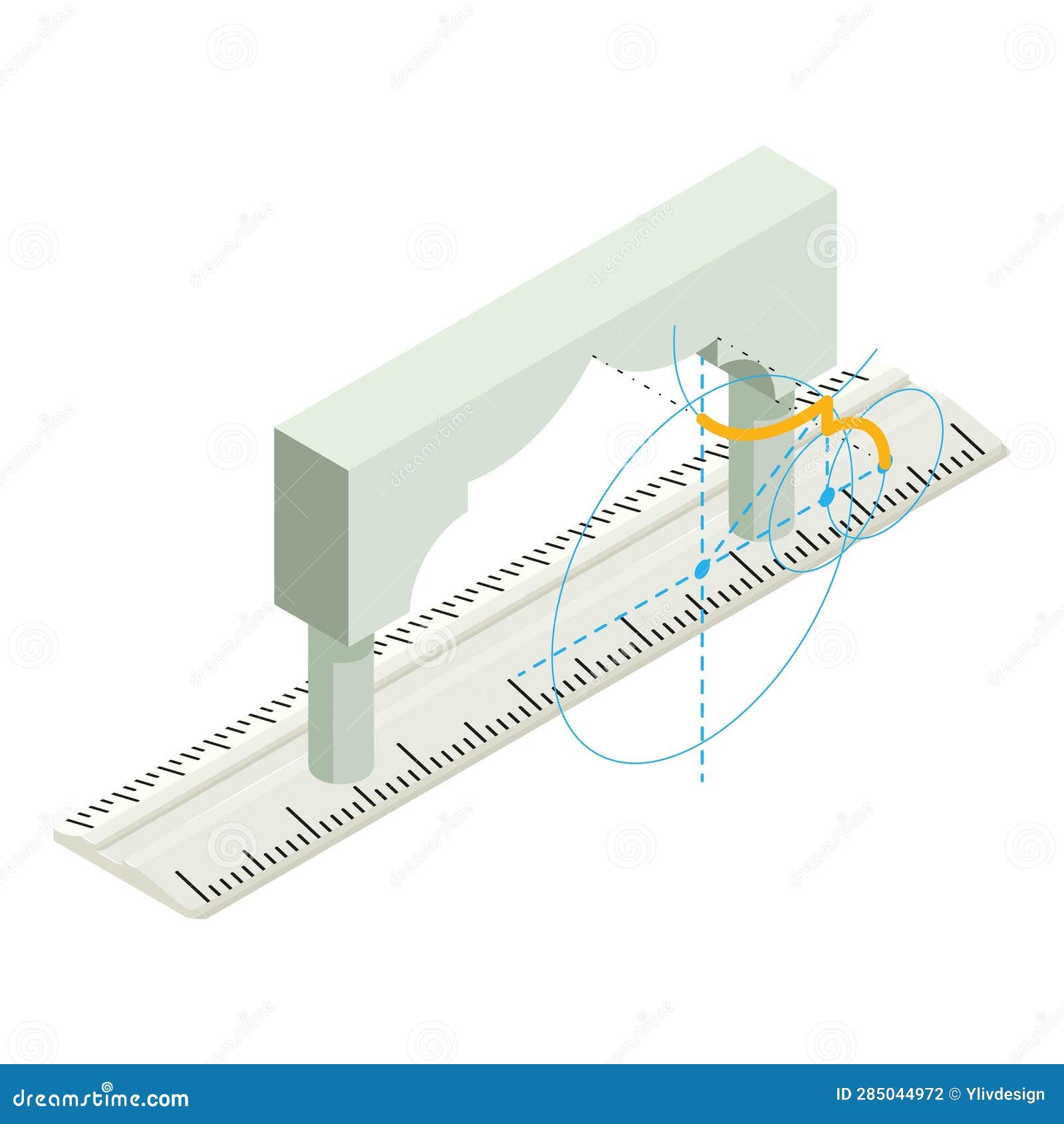 Engineering Work Icon Isometric Vector. Modern Arch Project and Plastic ...