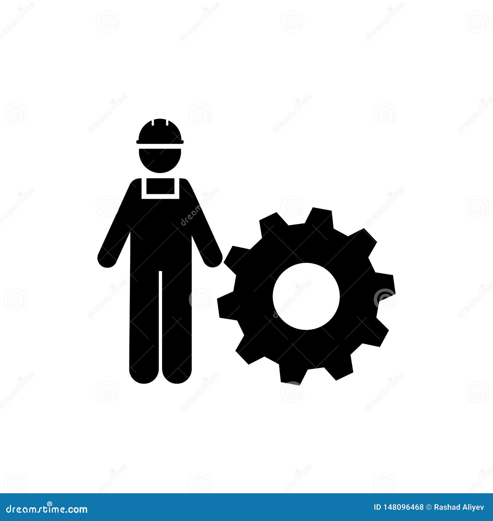 Engineering, Work, Industry Icon. Element of Manufacturing Icon ...