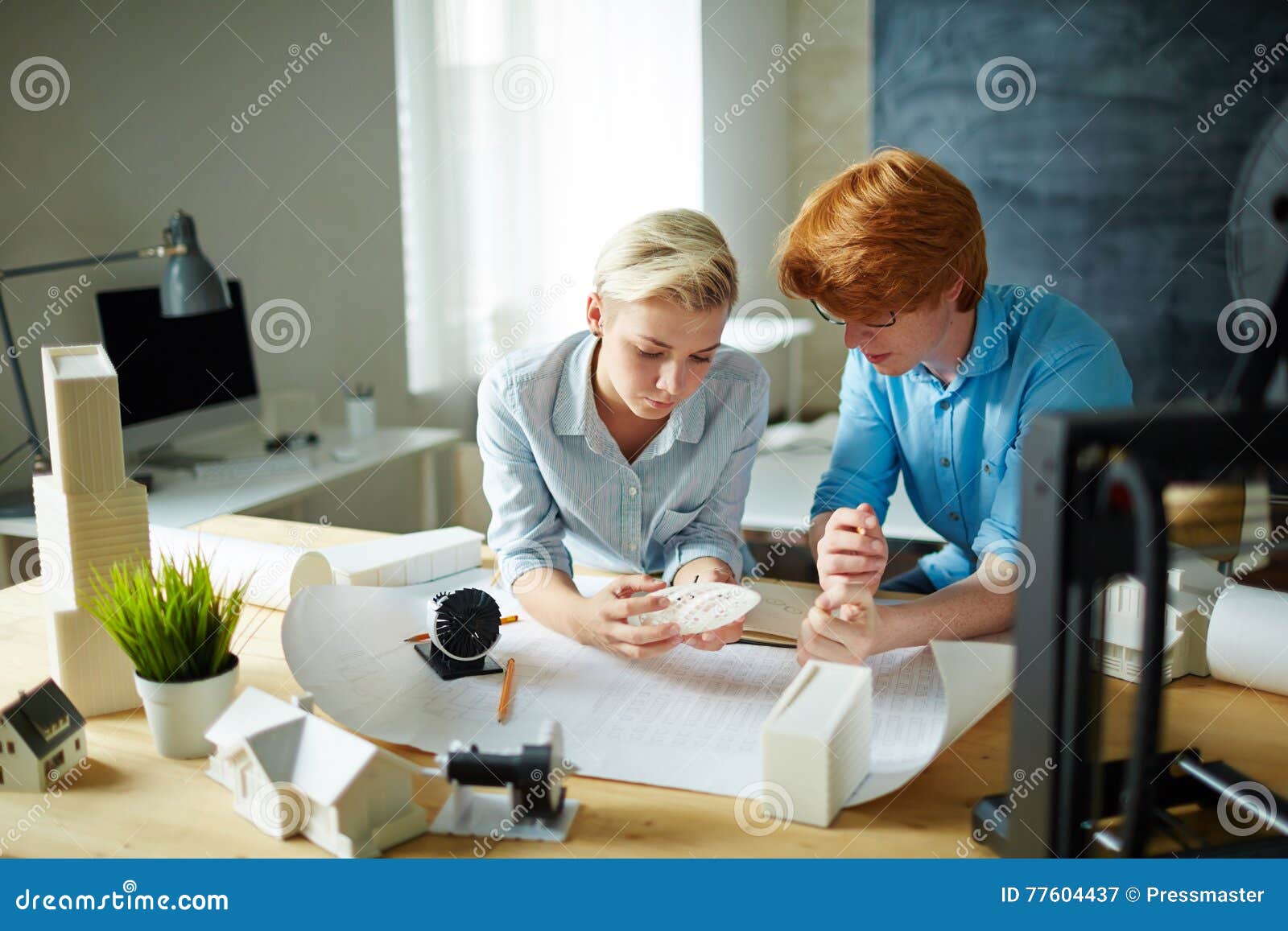 Engineering work stock image. Image of adult, architectural - 77604437