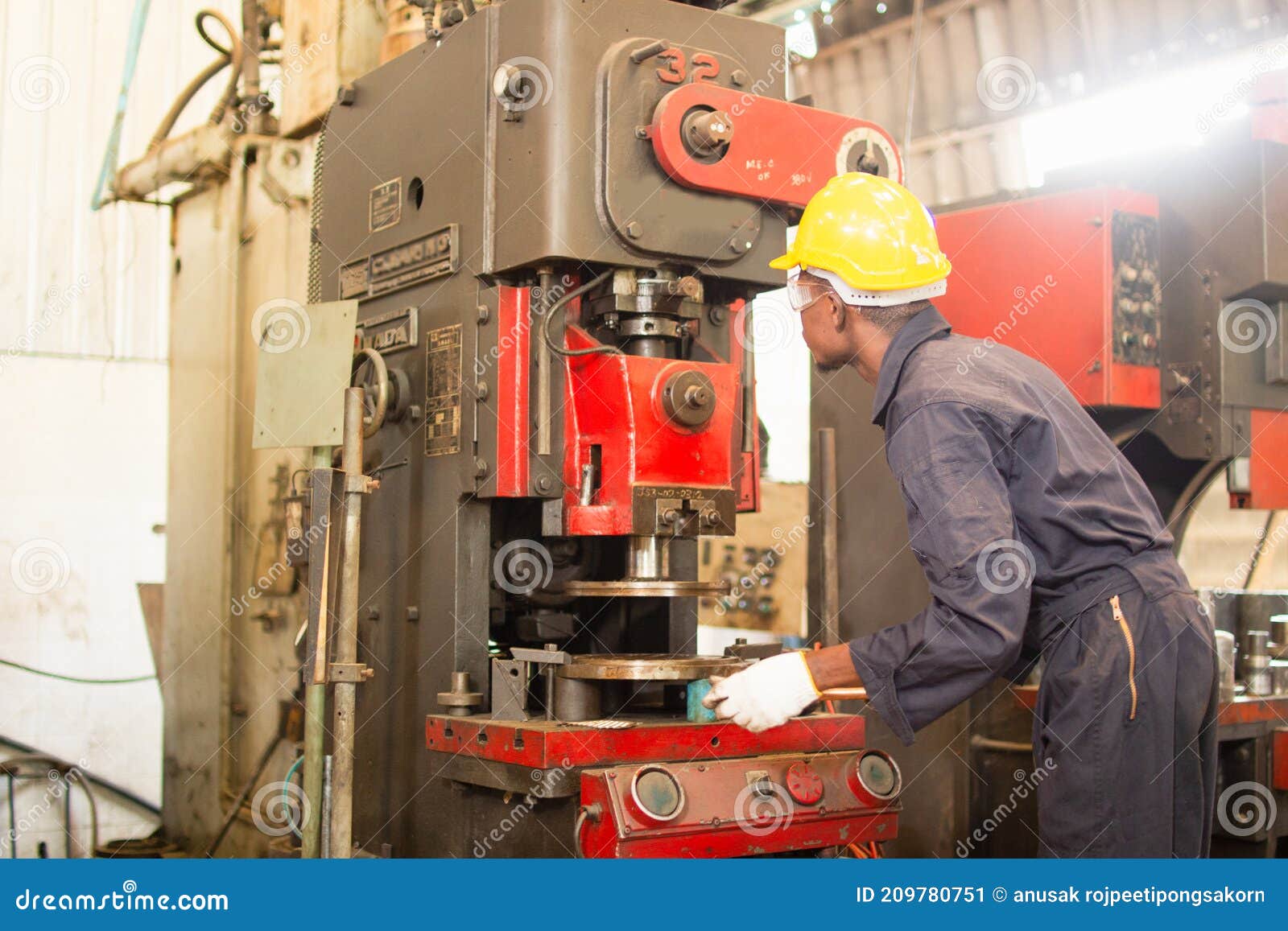 Engineering Working in Factory Concept Stock Image - Image of factory ...