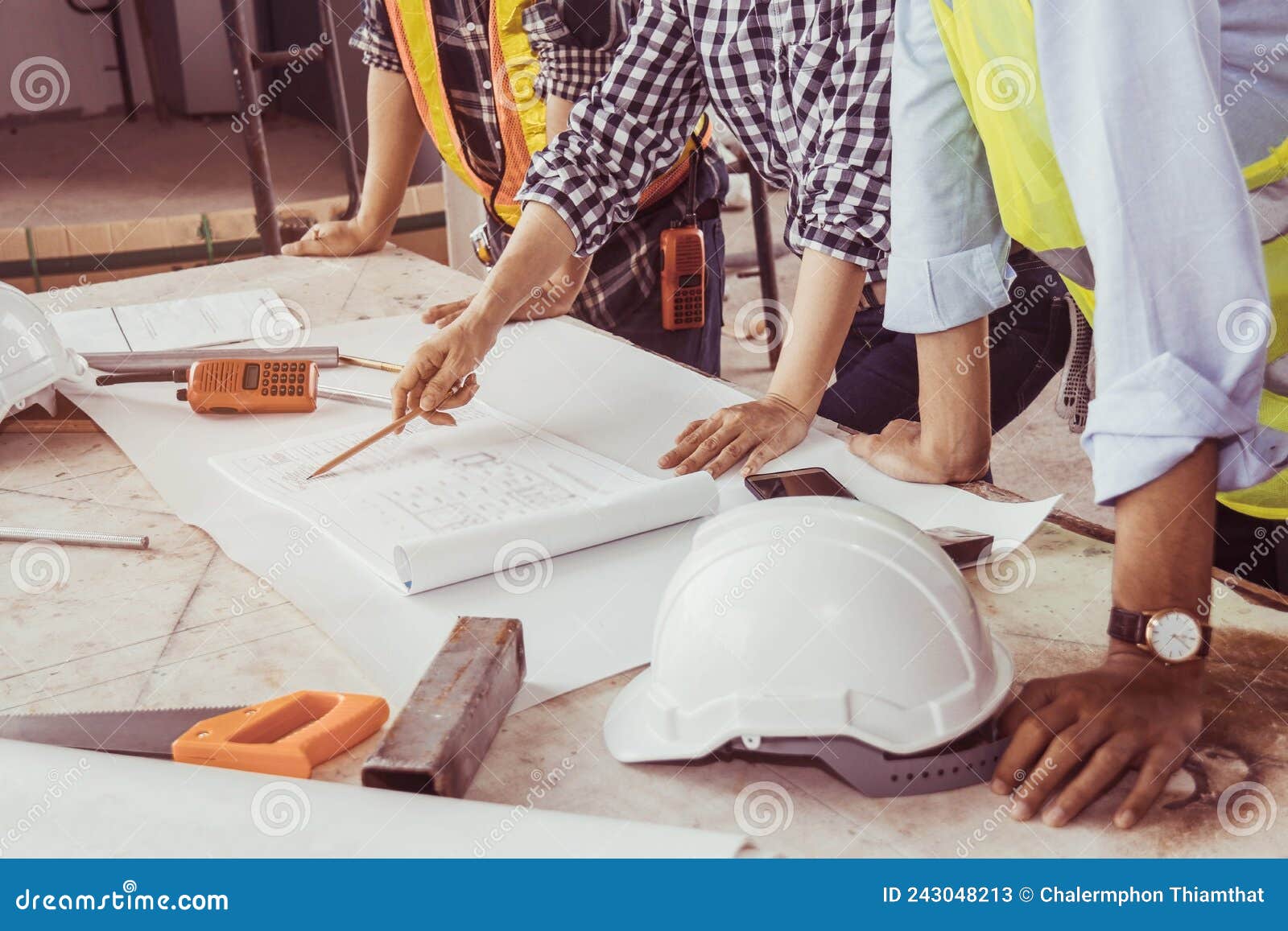 Engineering Working Teamwork is Very Importance. Co-worker Will Knew ...