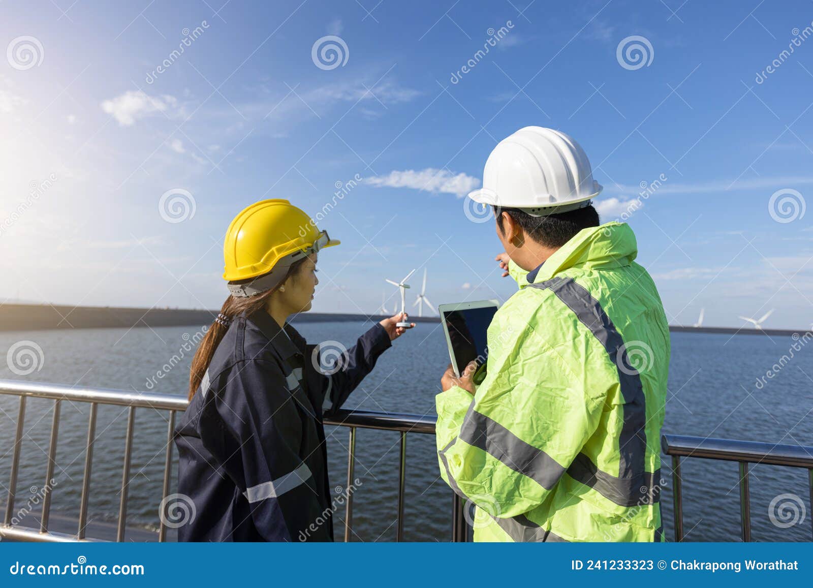 Engineers Analysis Windmill Engineers Inspection and Progress Check ...