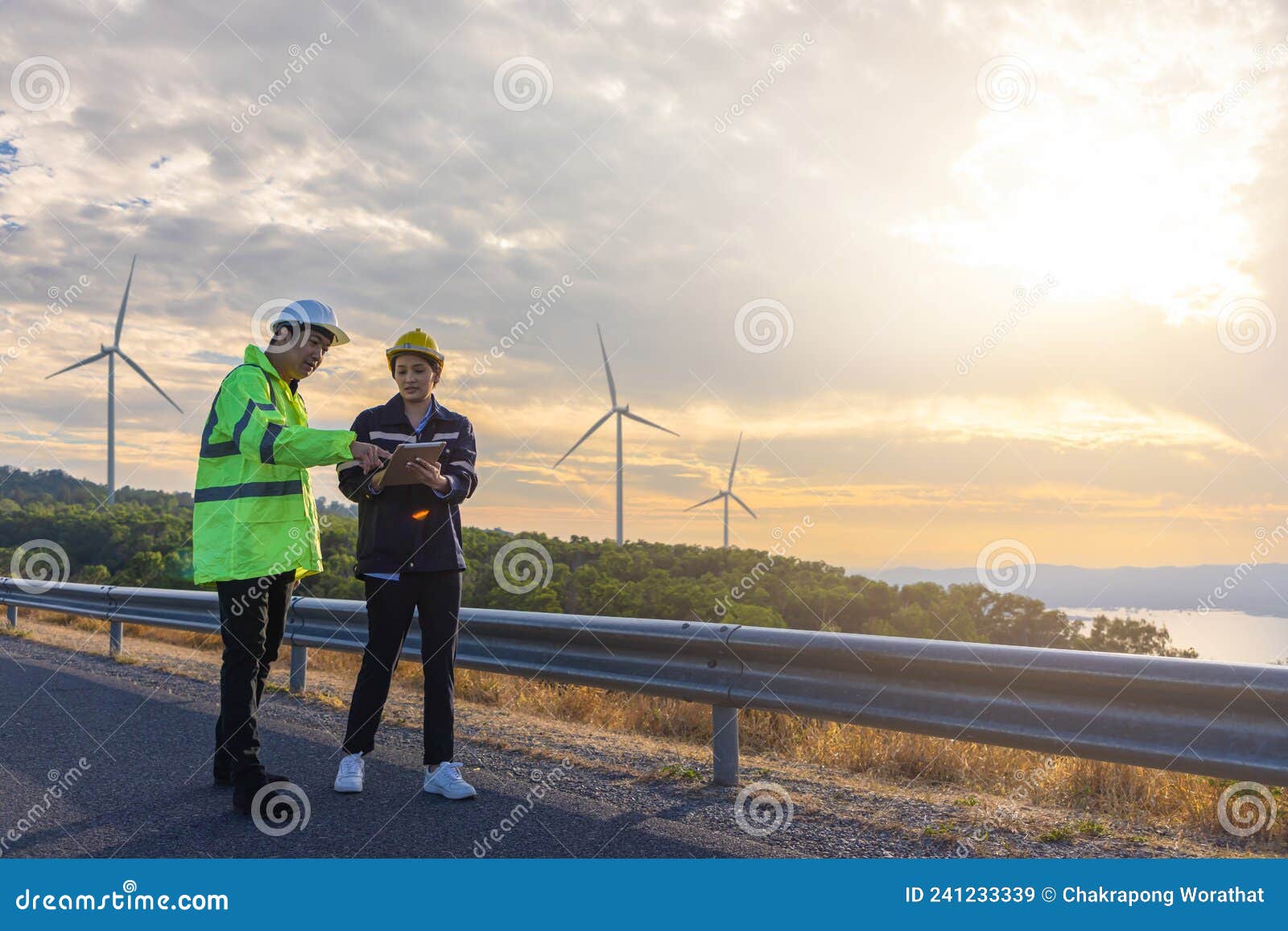 Engineers Analysis Windmill Engineers Inspection and Progress Check ...