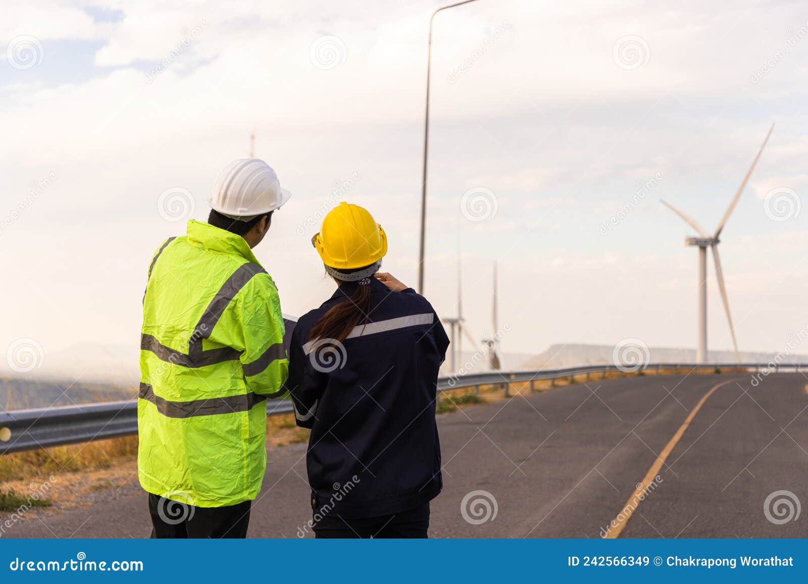 Engineers Analysis Windmill Engineers Inspection and Progress Check ...