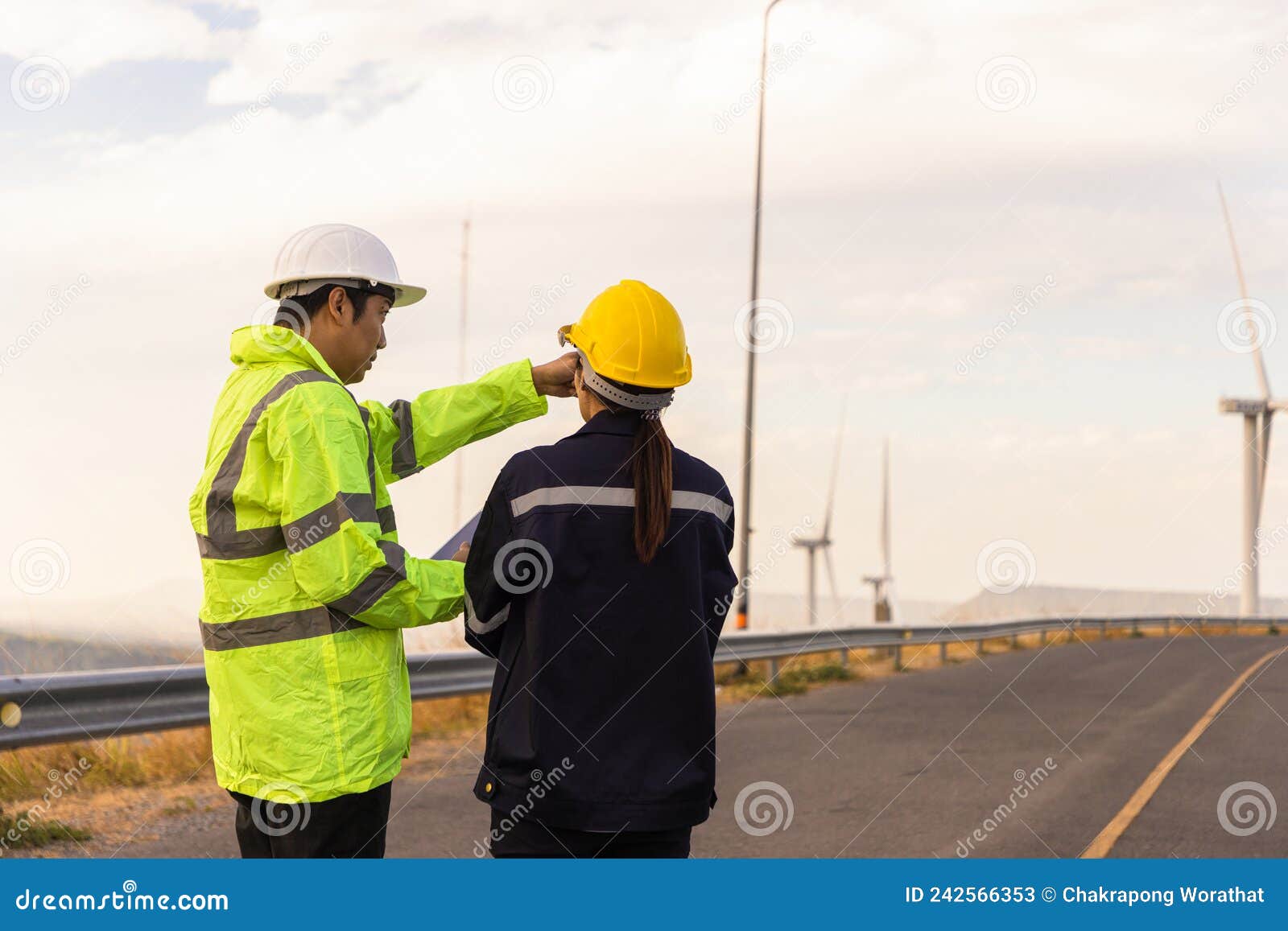 Engineers Analysis Windmill Engineers Inspection and Progress Check ...