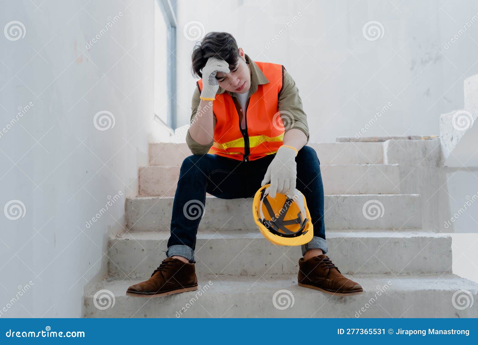 Engineers or Architects Show Signs of Exhaustion and Discouragement ...