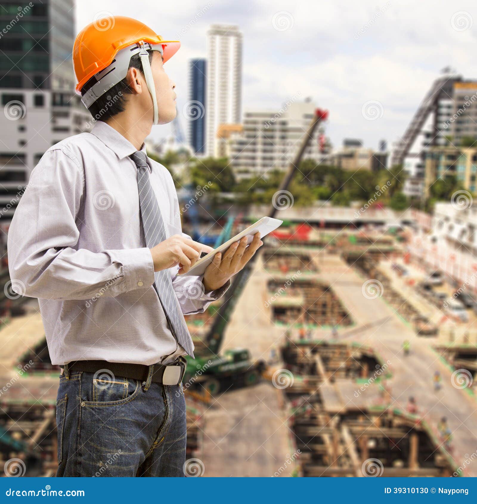 Engineers and Architects Using Digital Tablet Stock Photo - Image of ...