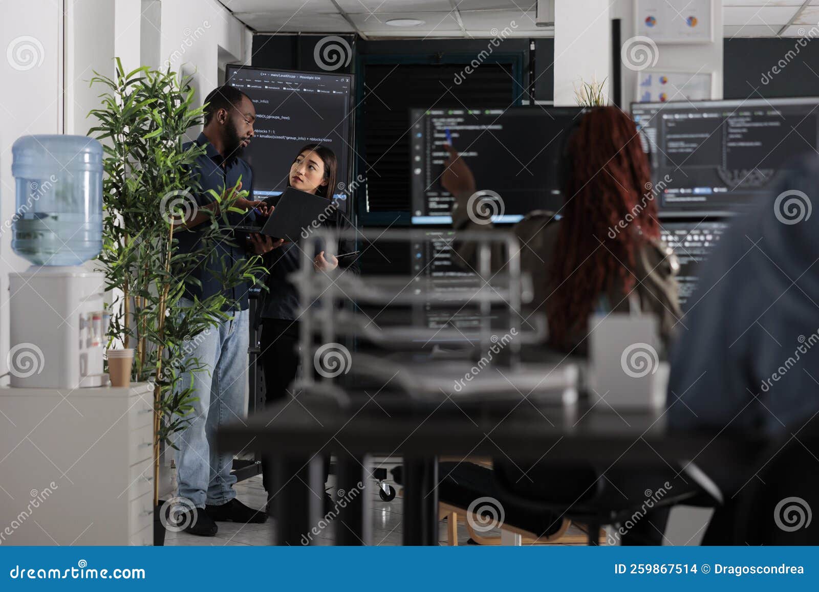 Engineers Checking Artificial Intelligence Code Editorial Stock Image Image Of Learning