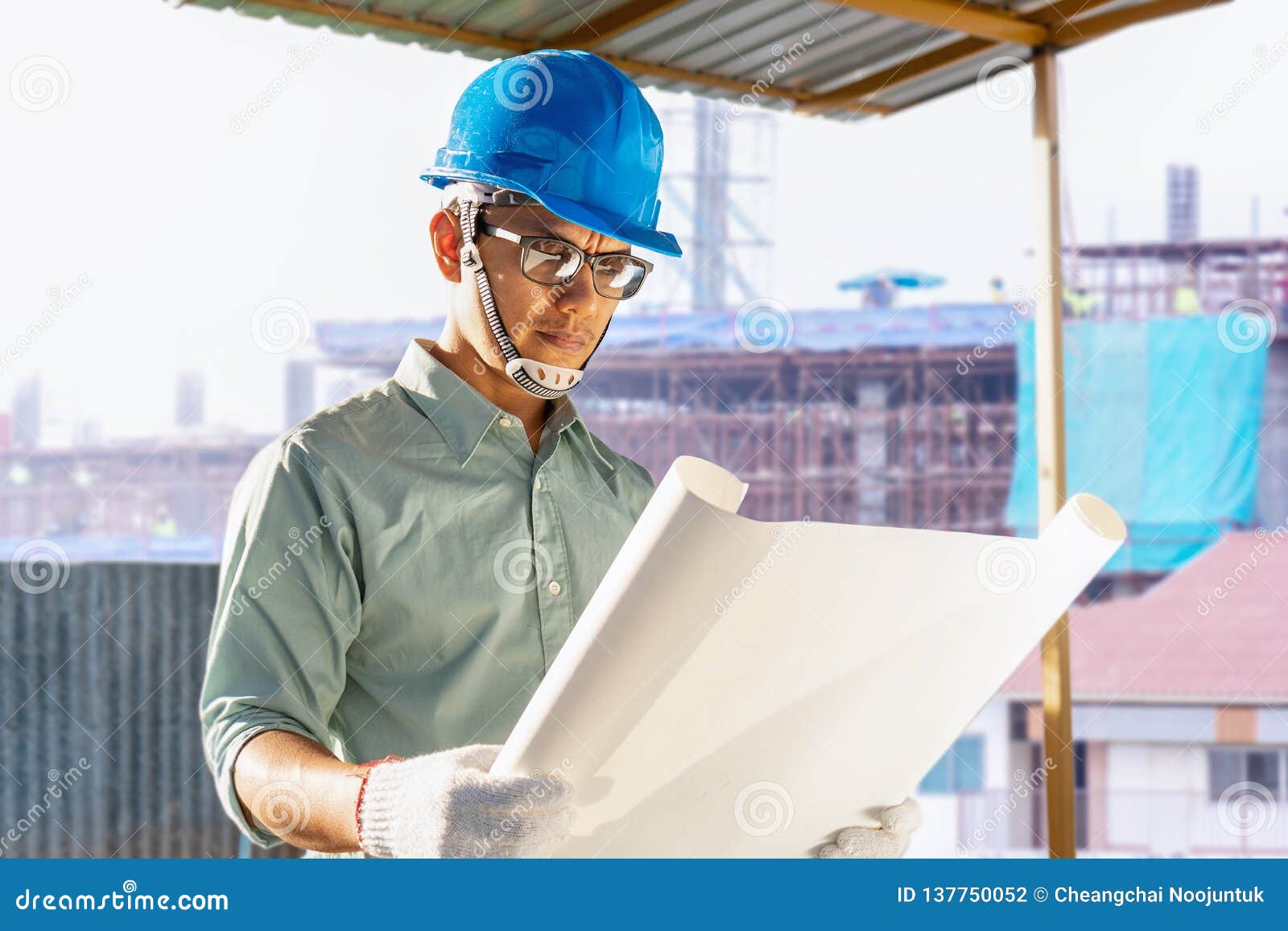 Engineers are Checking the Structure of the Building in the ...