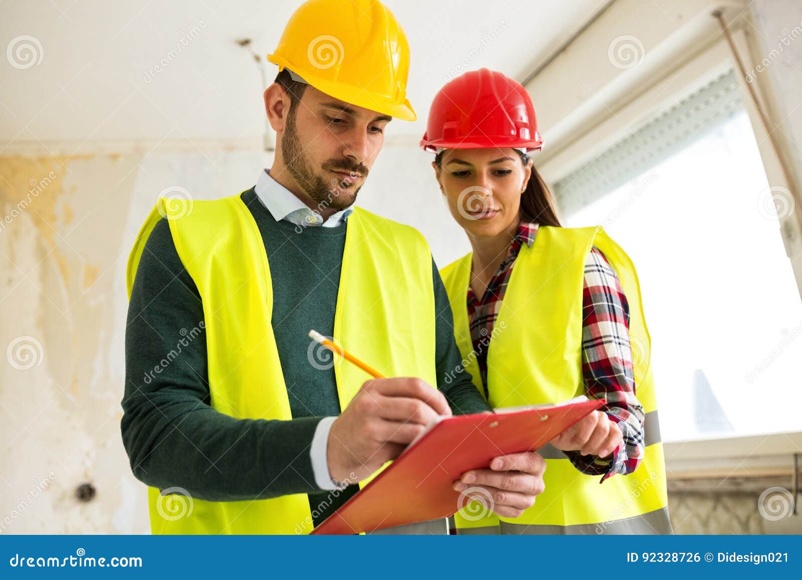 Engineers at Construction Site Stock Photo - Image of project ...