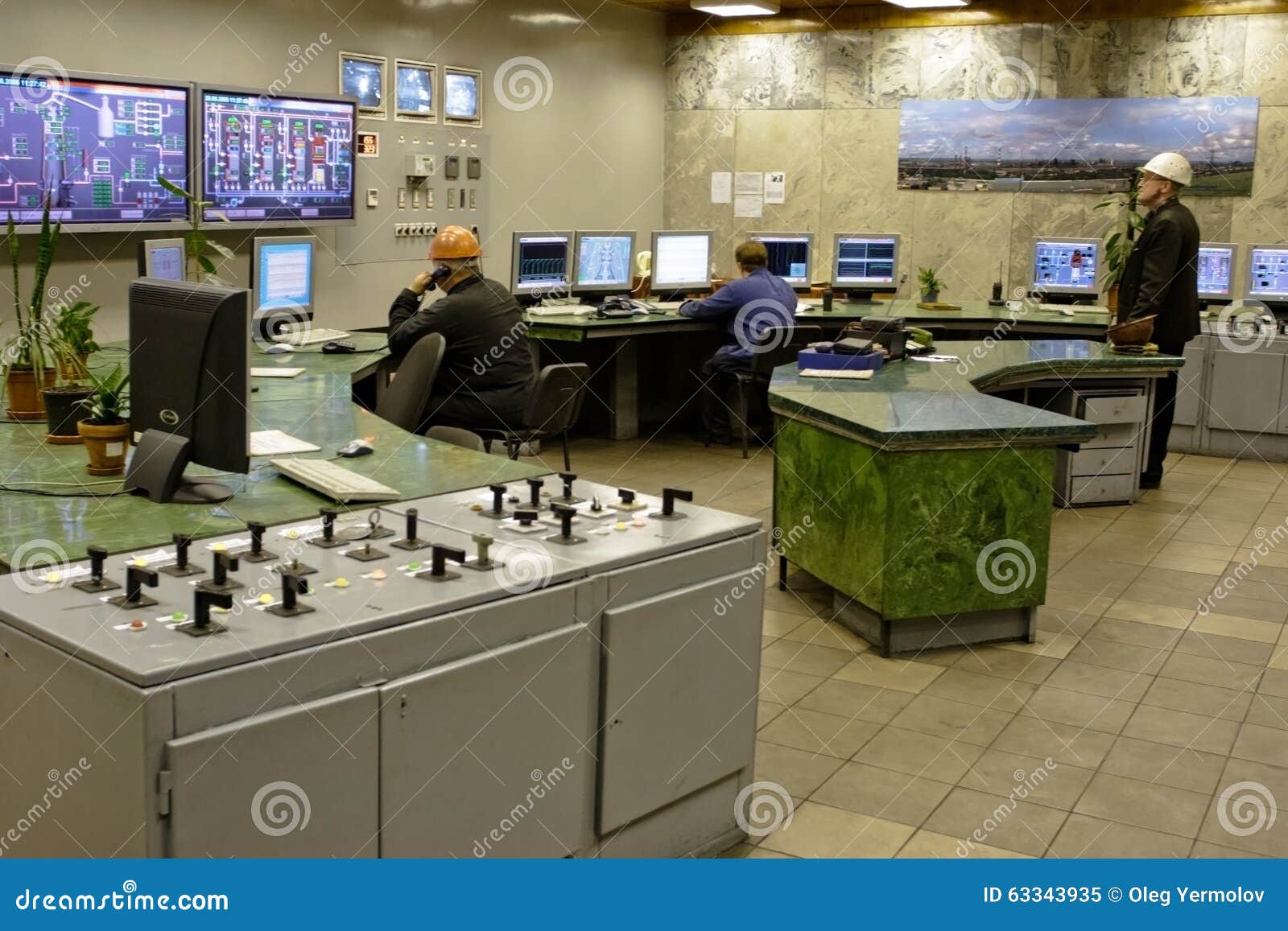 Engineers in the Control Room Editorial Image - Image of conveyor ...