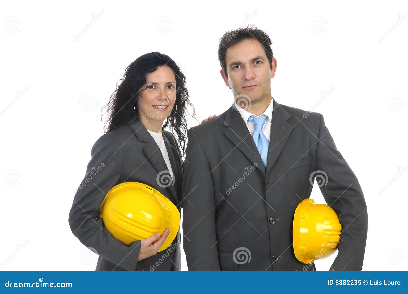 Engineers couple stock image. Image of adult, success - 8882235