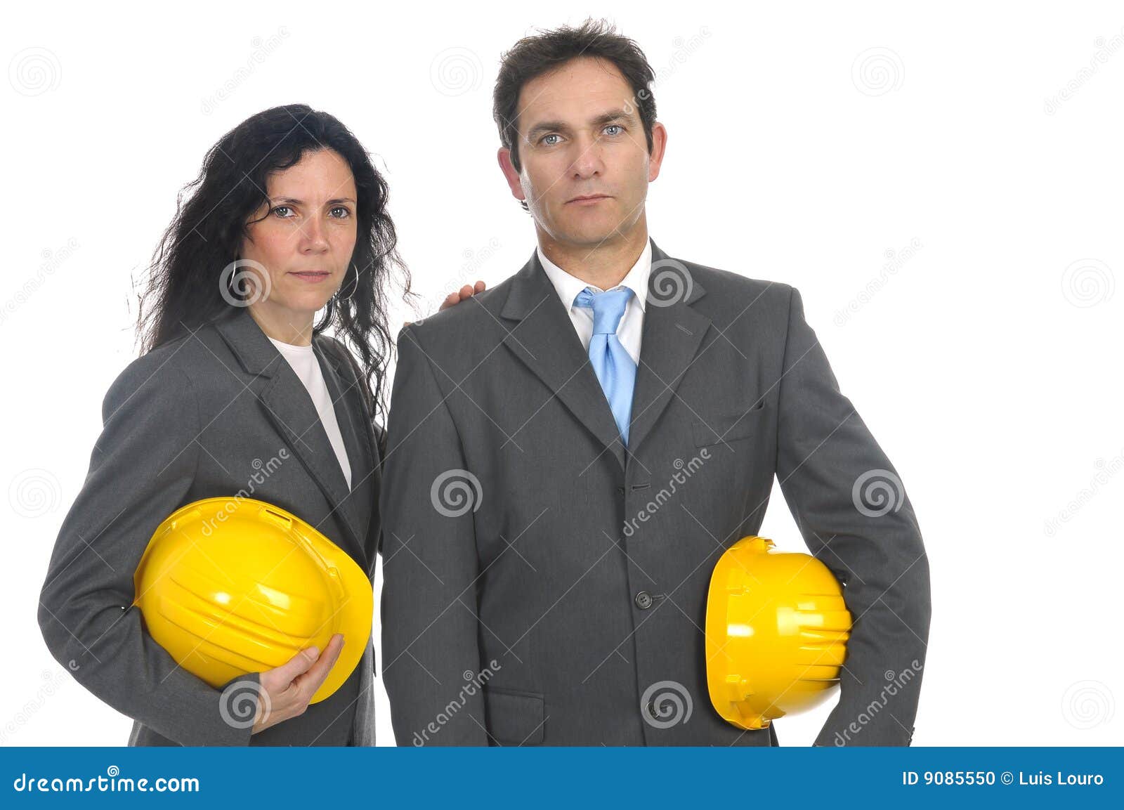 Engineers couple stock photo. Image of architects, engineers - 9085550