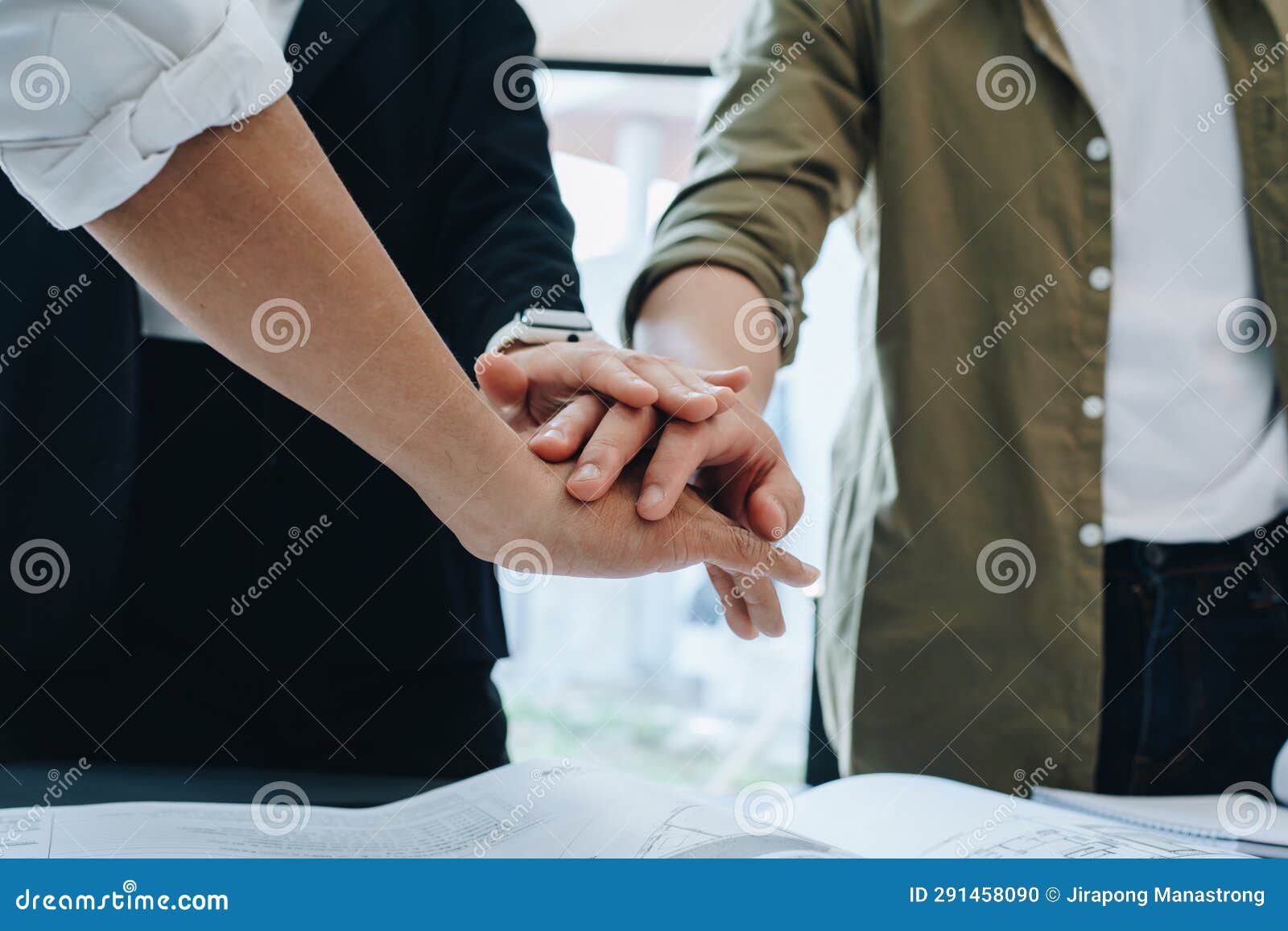 Engineers, Designers And Interior Designers Are Finalizing The Design ...