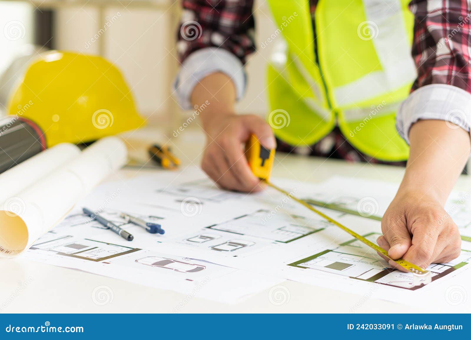 Engineers are Designing Houses for Architectural Projects. Engineering ...