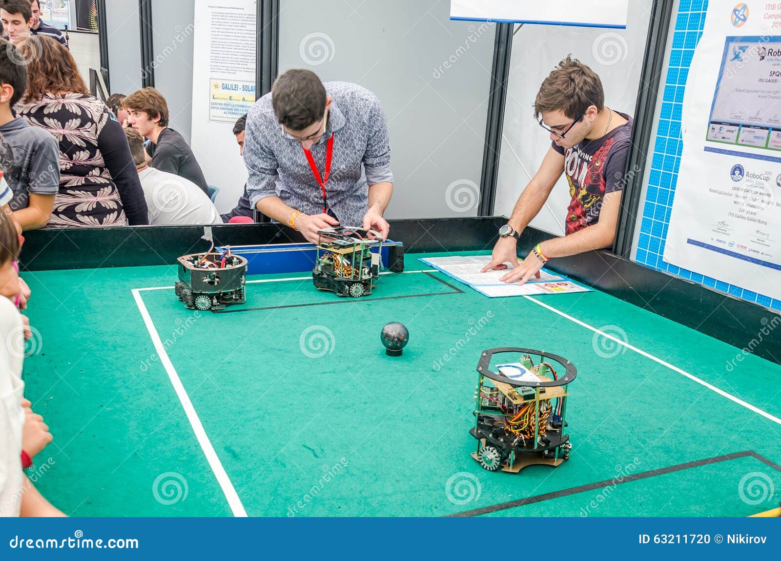 Engineers, Developers Have Programmed Robots To Play Football Editorial ...