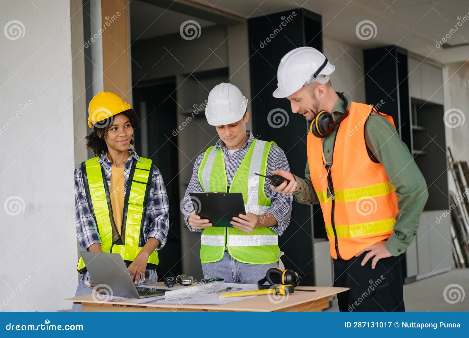 Engineers are Discussing Data Working and Laptop or Tablet with ...