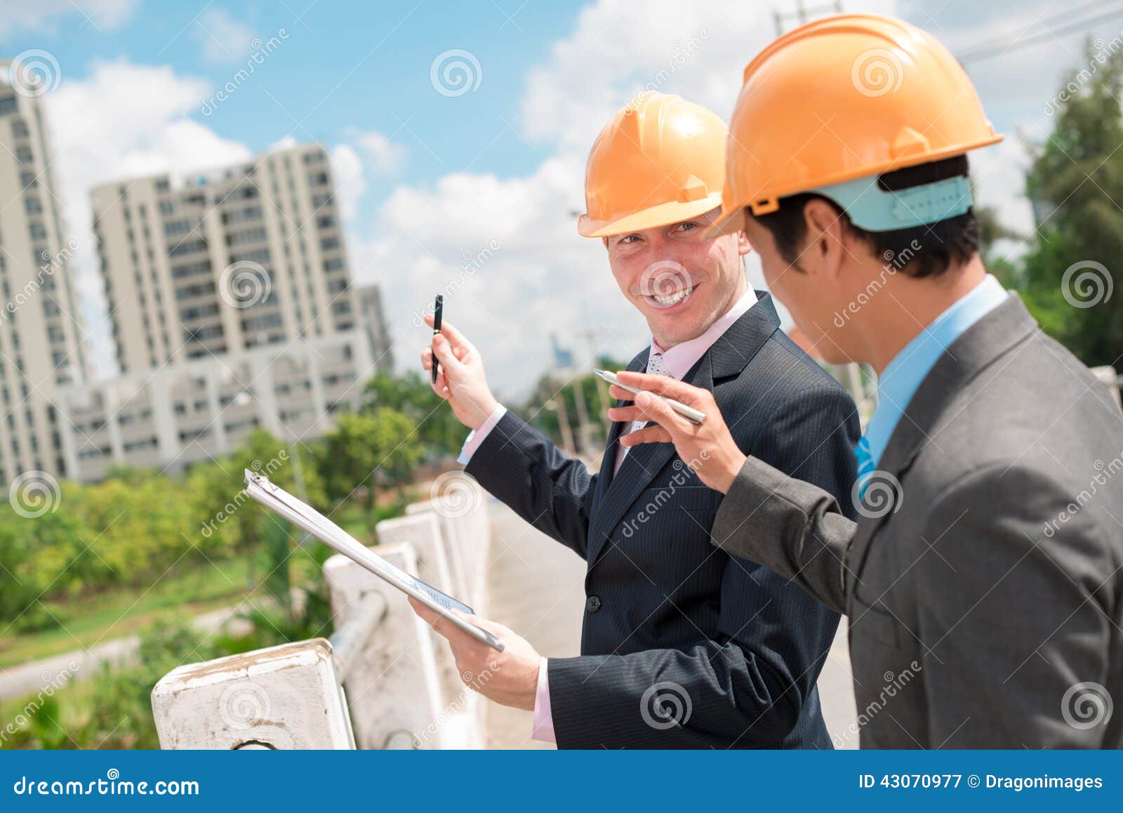 Engineers stock image. Image of colleague, copyspace - 43070977