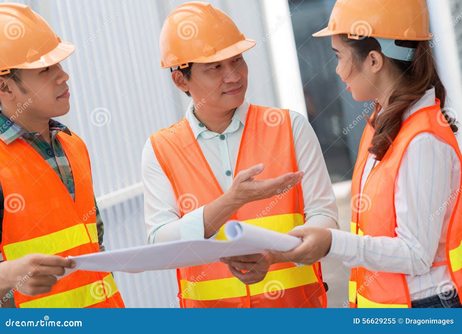 Engineers Discussing Project Stock Image - Image of investor, coworker ...