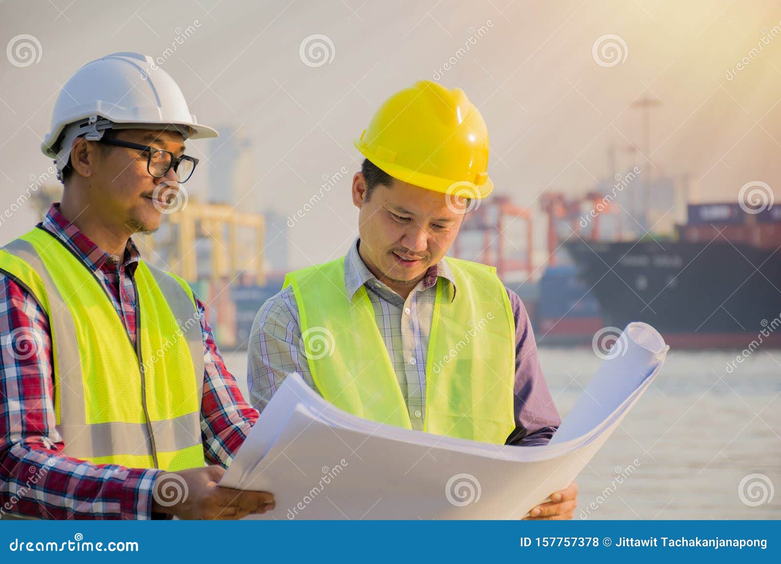 Engineers and Expert Technicians are Checking Stock Photo - Image of ...