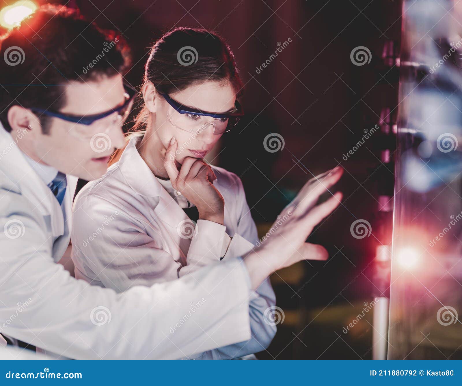 Engineers Focusing on the Discovery Stock Photo - Image of formula ...
