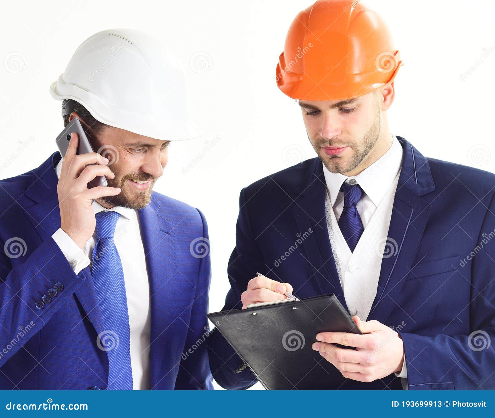 Engineers with Happy Faces. Architecture, Engineering, Success Concept ...