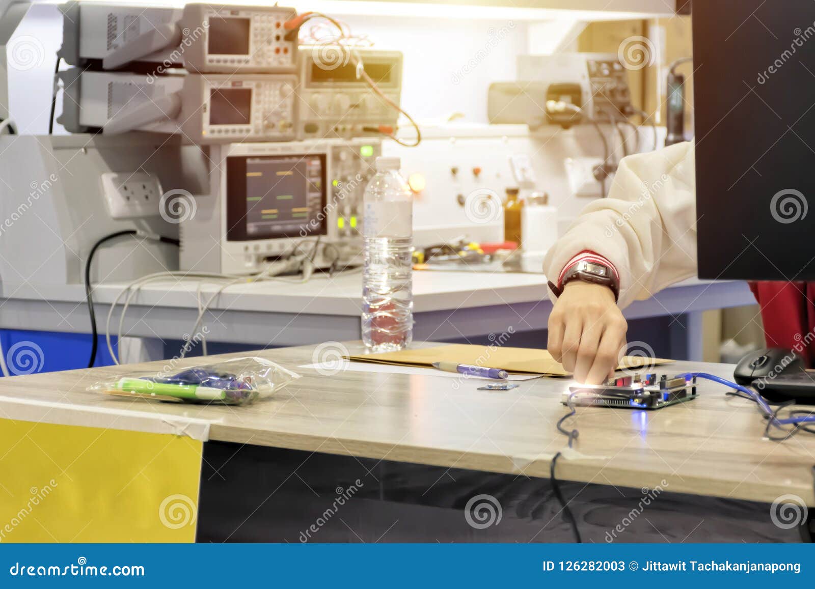 Engineers are Innovating on Innovation. Stock Image - Image of research ...