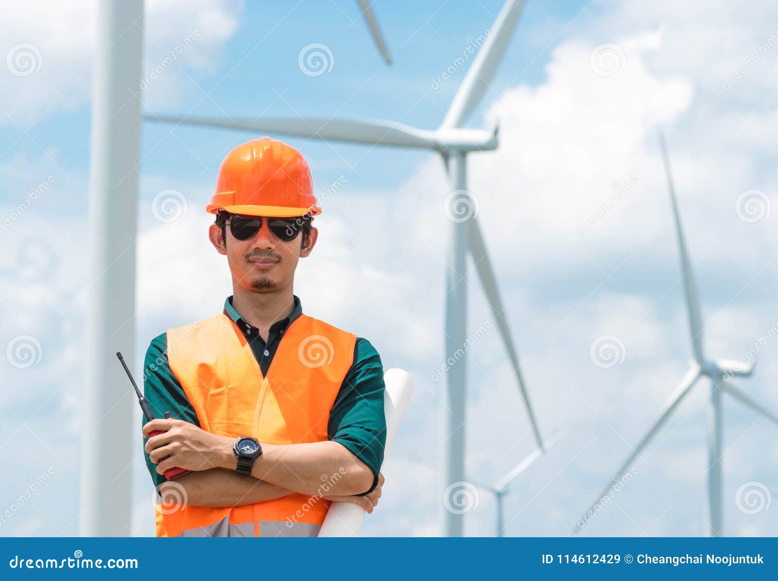 Engineers Of Wind Turbine Control Projects And Production. / Engineers ...