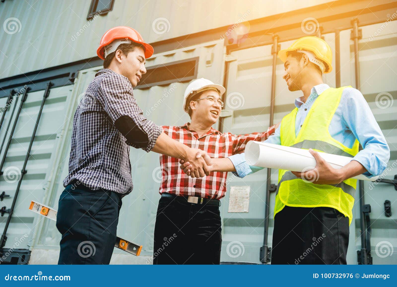 Engineer working. stock photo. Image of foreman, contractor - 100732976