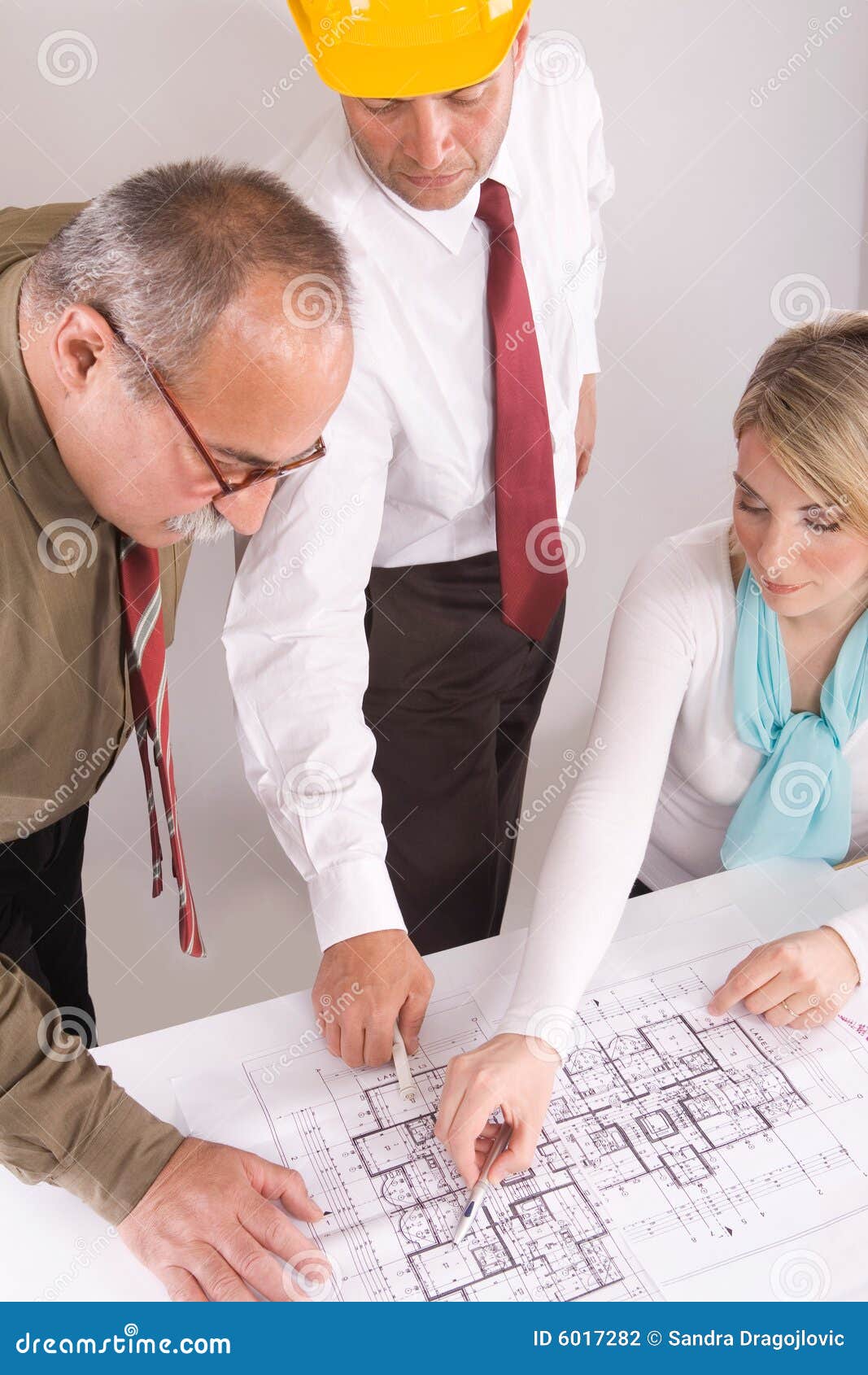 Engineers at the meeting stock photo. Image of occupation - 6017282