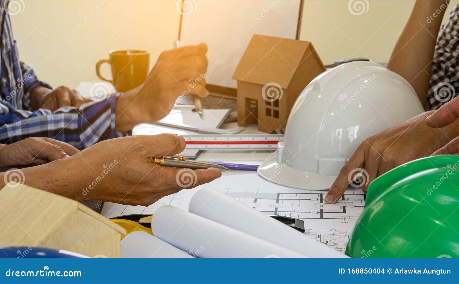 Engineers Meeting for Architecture Projects Work with Partner Tools and ...