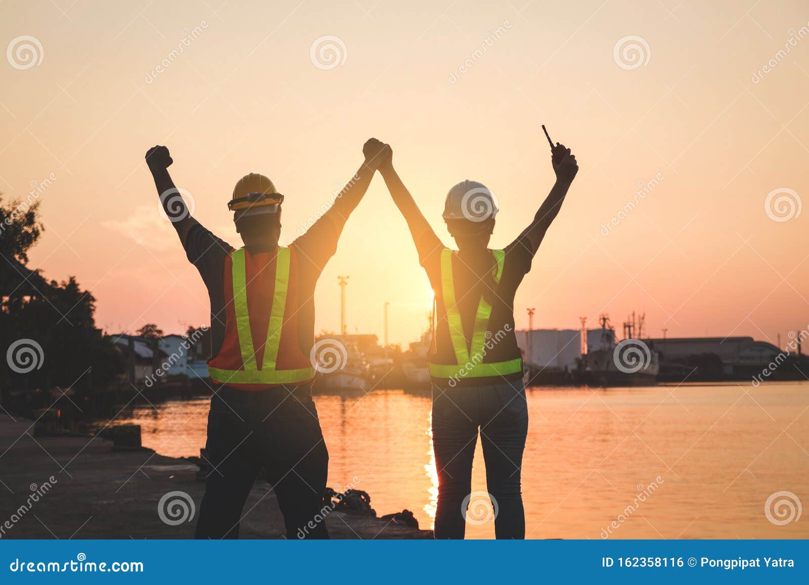 Male and Female Engineers Work Together Stock Photo - Image of ship ...