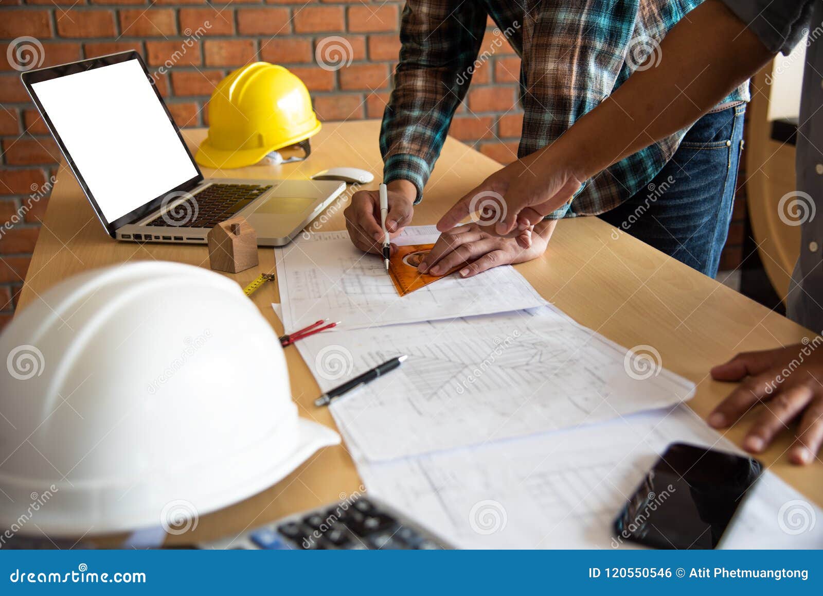 The Engineers are Pointing Directly To the Construction Plan To Stock ...